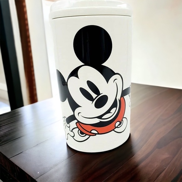 Disney | Kitchen | Disney Mickey Mouse Up Ceramic Large Canister Cookie ...